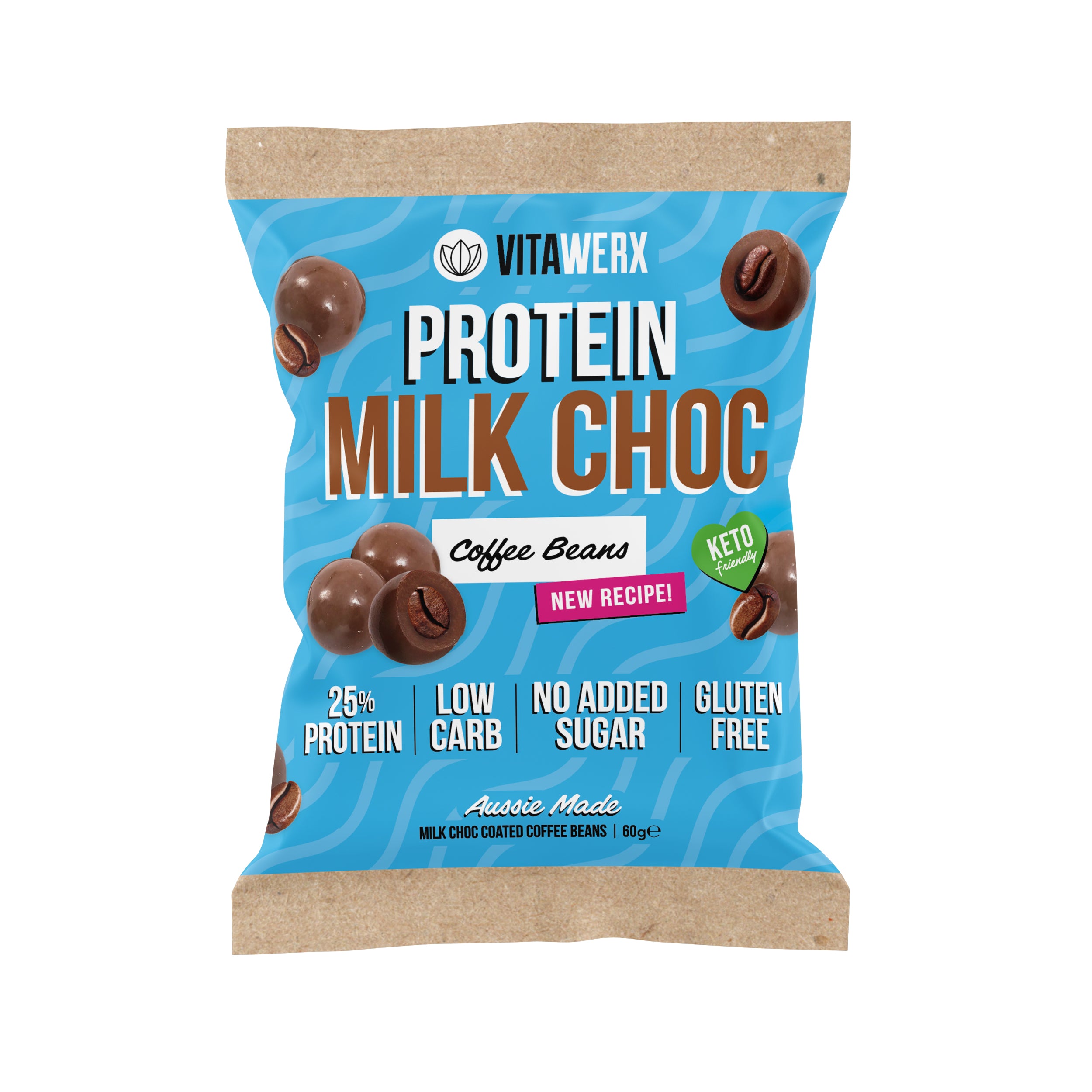 Milk Choc Coffee Beans(60g) – Vitawerx