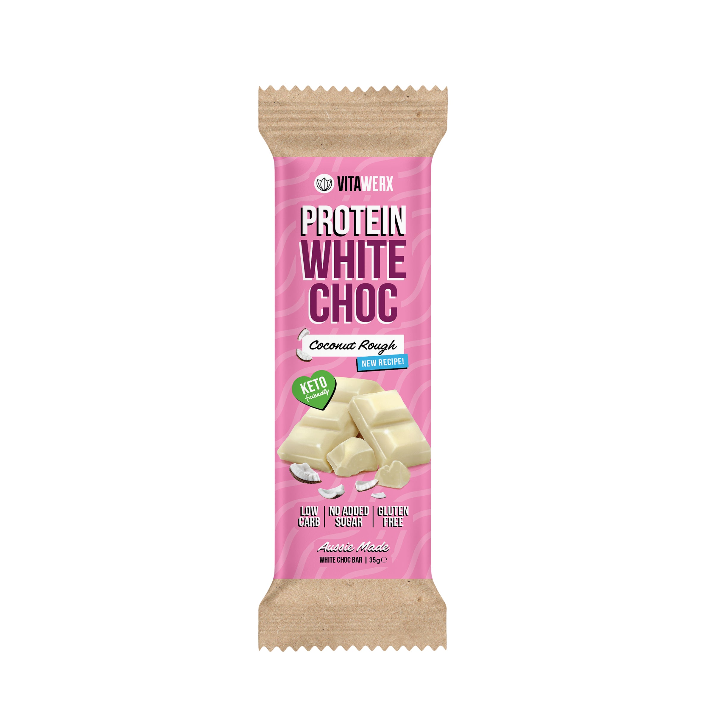 White Choc Coconut Rough (35g) – Vitawerx